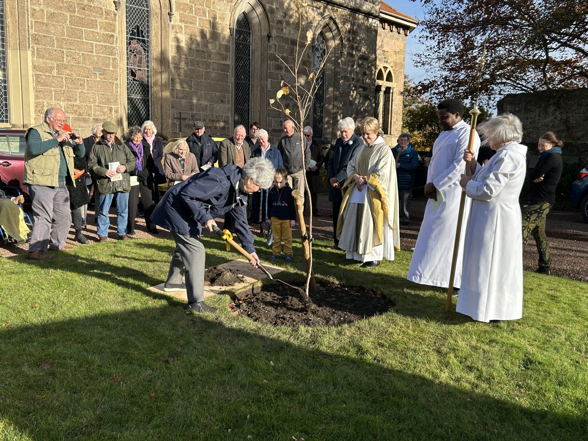 Planting a Tree for 250th celebration of Holy Trinity Haddington – Holy ...