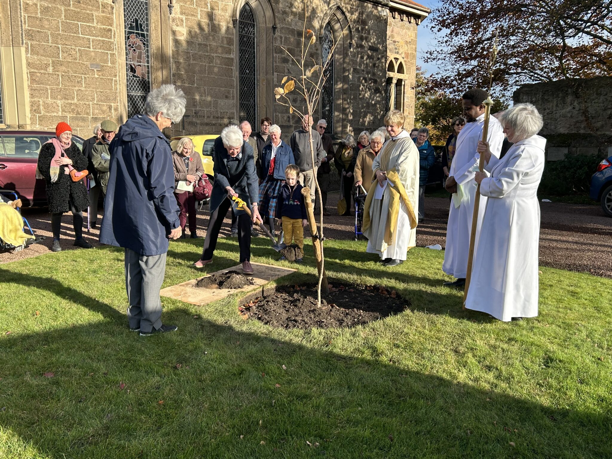Planting a Tree for 250th celebration of Holy Trinity Haddington – Holy ...